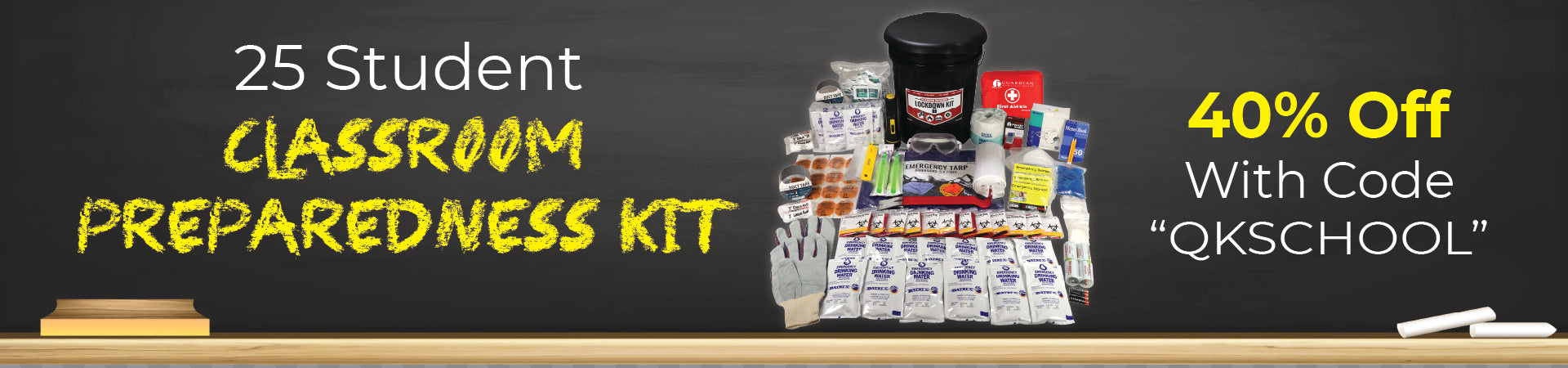 School Lockdown Kits -Student and Teacher Emergency Kits – quakekits.com
