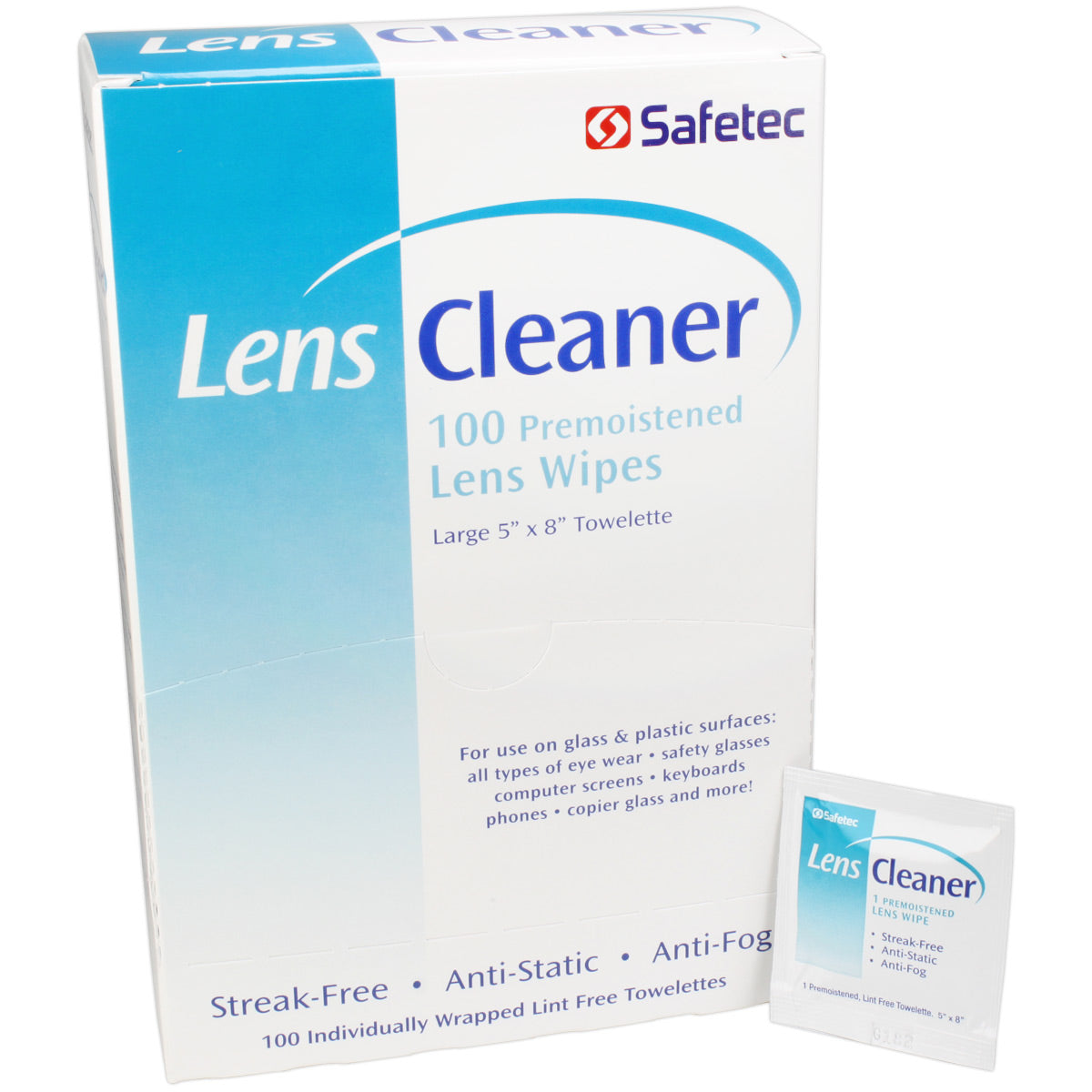 Lens Cleaner Wipes, 100 per box – quakekits.com