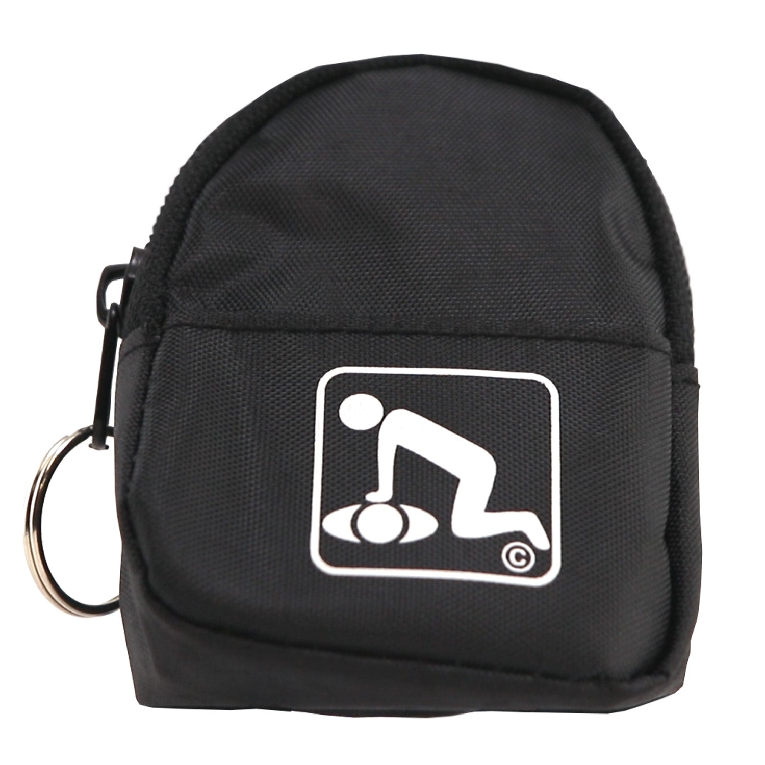 CPR Black Beltloop Keychain Backpack with Faceshield, Gloves, and Clea ...