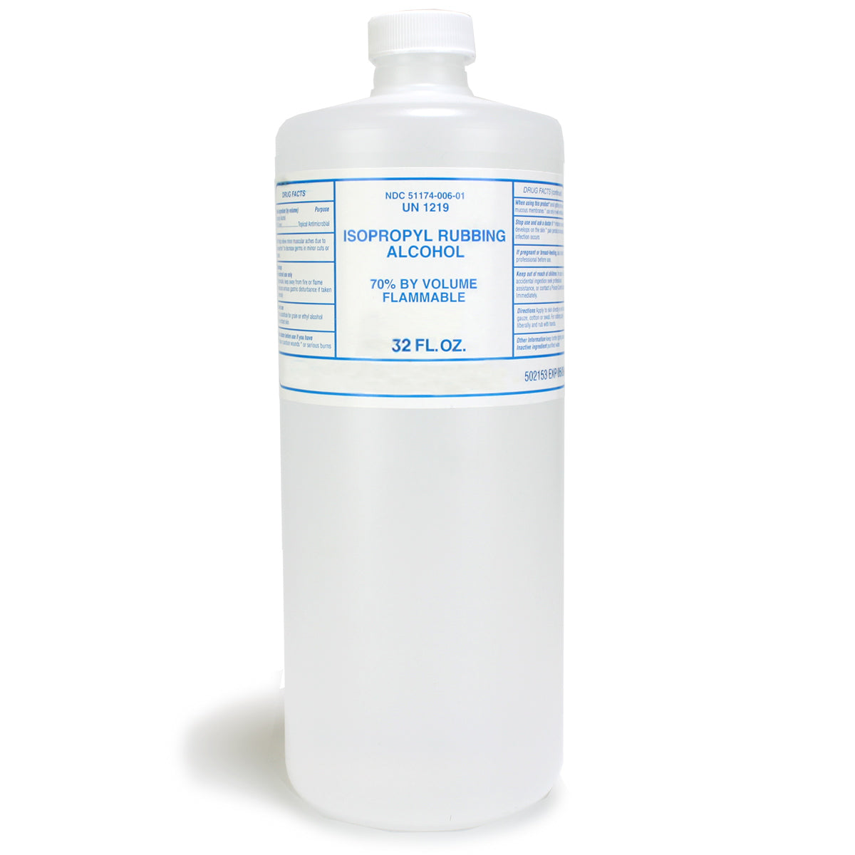 Isopropyl Alcohol, 70%, 32 oz. - 1 Each – quakekits.com