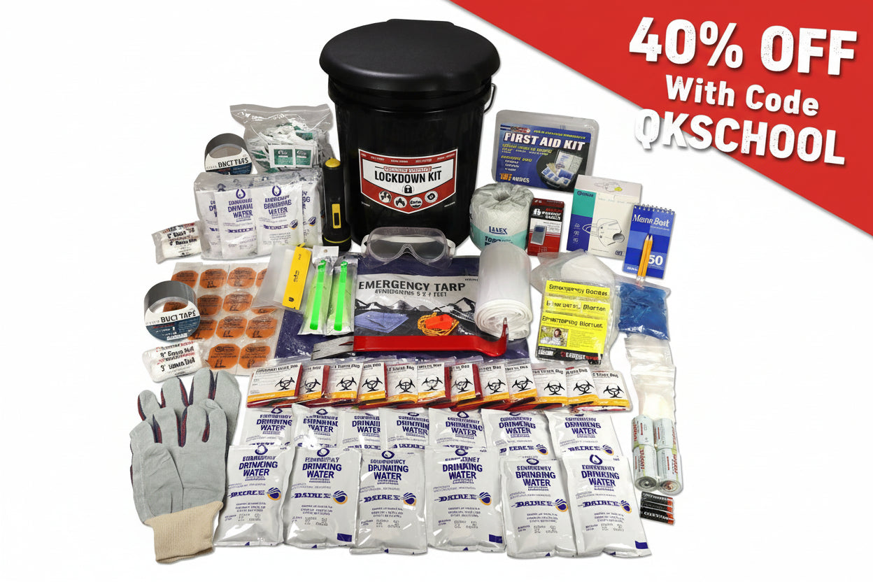 Student Classroom Emergency Lockdown Kit, 25 Students – quakekits.com